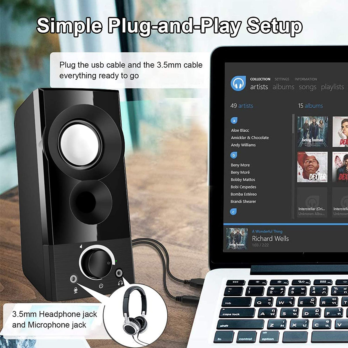 NPET CS20 Computer Speakers 2.0 Channel – NPET Online Store